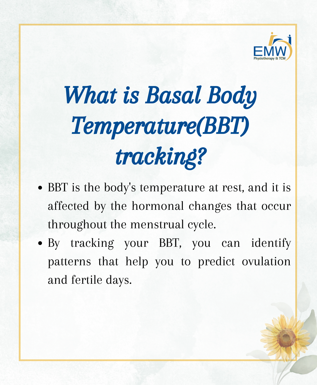 Basal Body Temperature & Fertility - EMW Physiotherapy & TCM